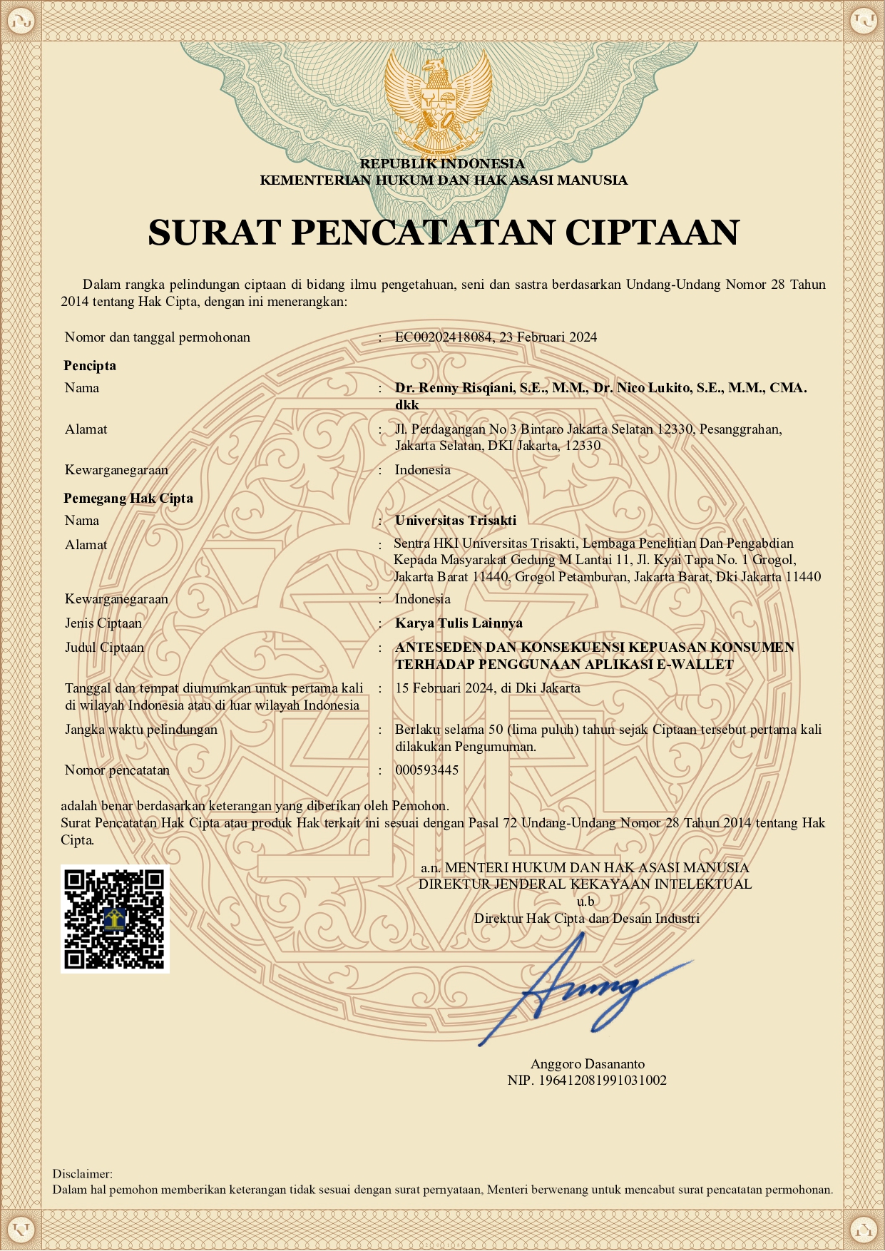 REPOSITORY KARYA ILMIAH | USAKTI